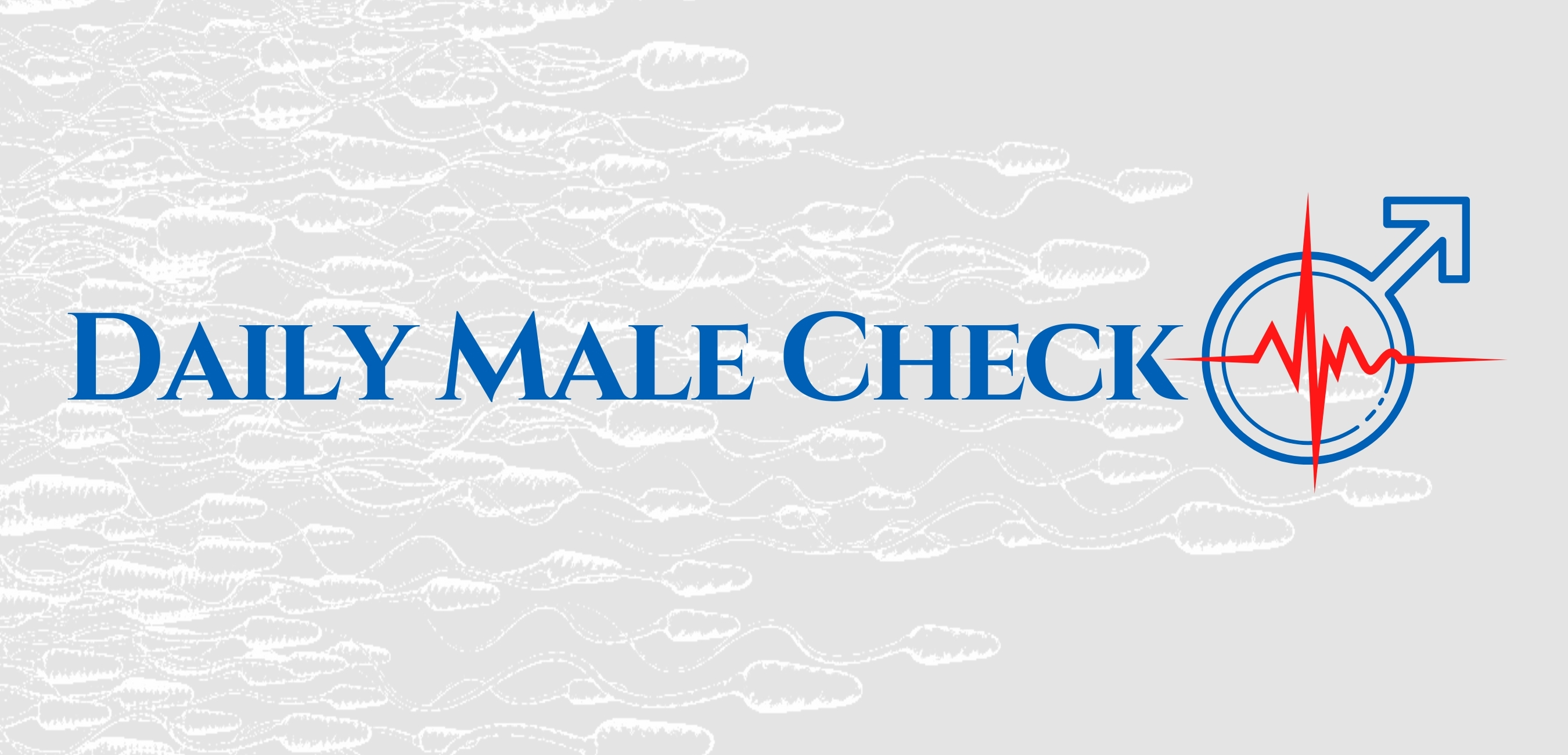 Daily Male Check Banner Blue – Daily Male Check